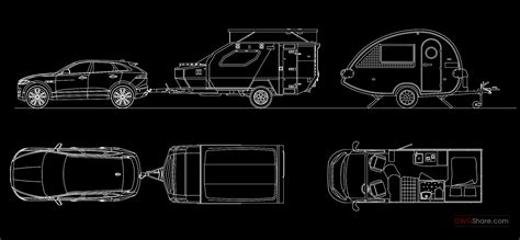 68autocad Drawing Of Caravan Detail For Download