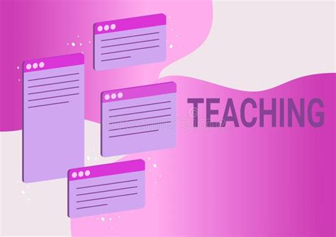 Text Caption Presenting Teaching Concept Meaning Act Of Giving Information Explaining One