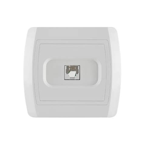 telephone socket rj12 6 4 with one module 623k metalka