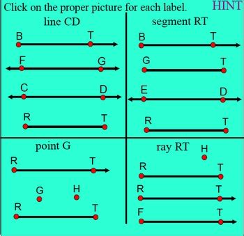 Points Lines Rays Segments Geometry Math Smartboard Lesson TpT