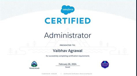 Hello Connections Thrilled To Announce That I Am Now A Salesforce Certified Administrator