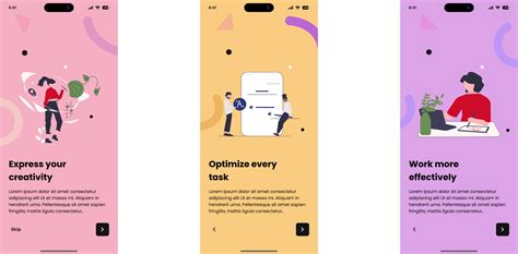 Animation Transition On Boarding Figma
