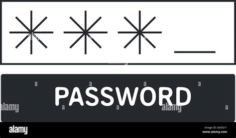 Four Digit Password Icon Stock Vector Image And Art Alamy