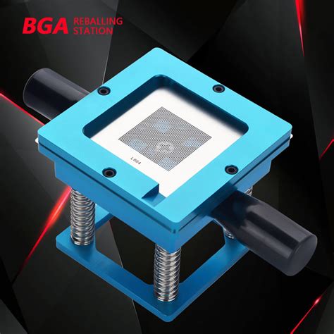 Bga Reballing Station Light Stencil Reballing Kits Easy Operation Functional Aluminum Alloy For