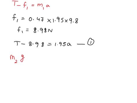 Solved M1 1 10 Kg Aluminum Block And M2 7 40 Kg Copper Block Are Connected By A Light String