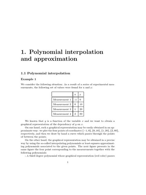 Polynomial Interpolation And Approximation Pdf Polynomial Interpolation