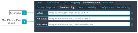 User Interface Model Gauge Chart Data Mapping