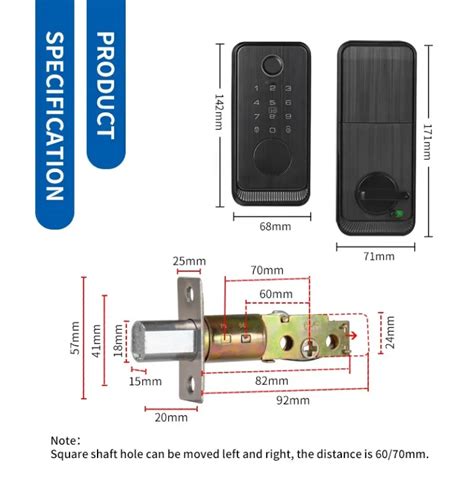 Gate Digital Lock Code Deadbolt With Ic Card For Smart Lock Door High