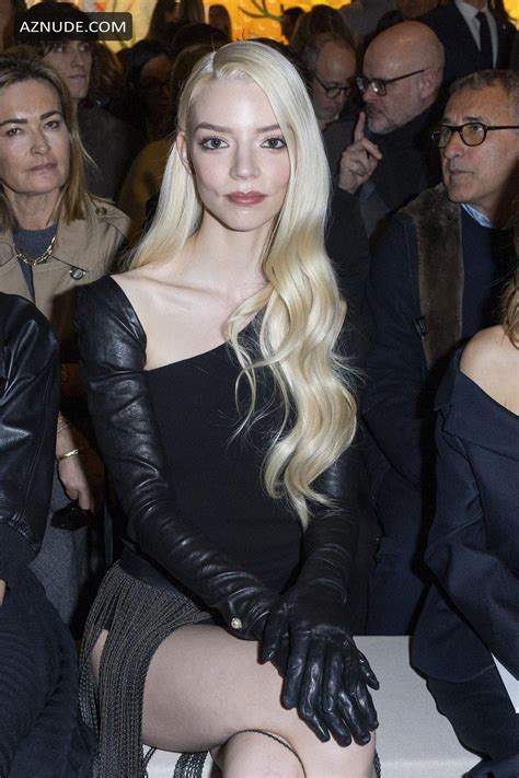 Anya Taylor Joy Sexy Shows Off Her Gorgeous Legs At The Christian Dior Show In Paris Aznude