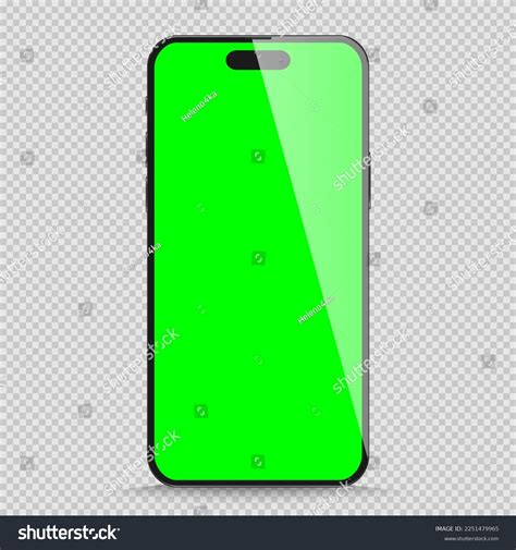 Realistic Smartphone Mockup Device Ui Ux Stock Vector Royalty Free