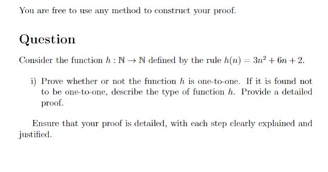 Solved You Are Free To Use Any Method To Construct Your Chegg