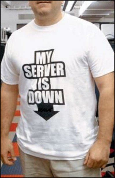 My Server Is Down MyConfinedSpace