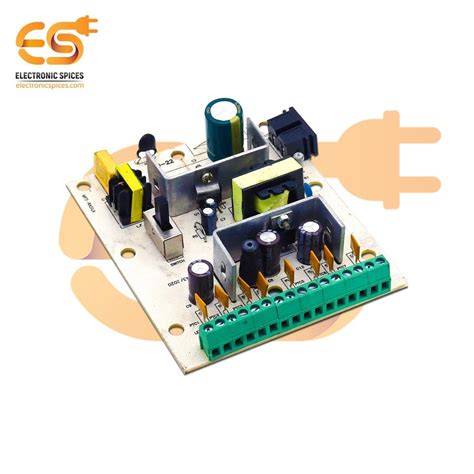 Electronic Spices V A DC Output Channel Cctv Power Supply Circuit Board Ac To Dc At