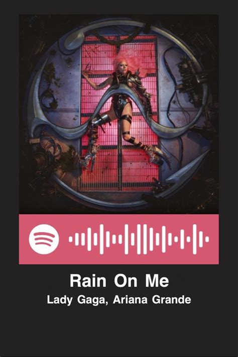 Rain On Me Lady Gaga Ariana Grande Film Posters Minimalist Lady Gaga Music Poster Design