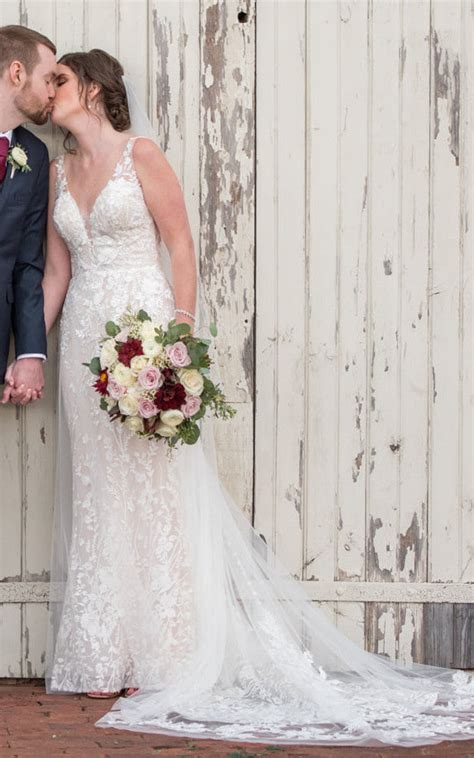 Romantic Floral Beach Boho Lace Fit And Flare Sheath Wedding Dress Sex Dorrisdress