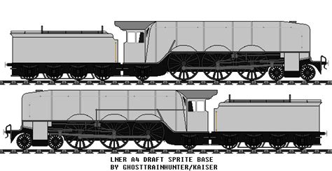 Lner A4 Draft Sprite Base By Ghosttrainhunter On Deviantart
