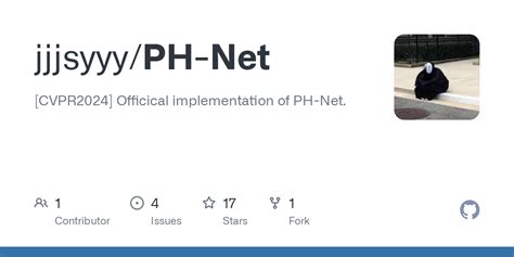 Github Jjjsyyyph Net Cvpr2024 Officical Implementation Of Ph Net