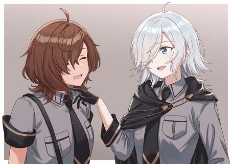 Monika And Sara Spy Kyoushitsu Drawn By Asada7101 Danbooru