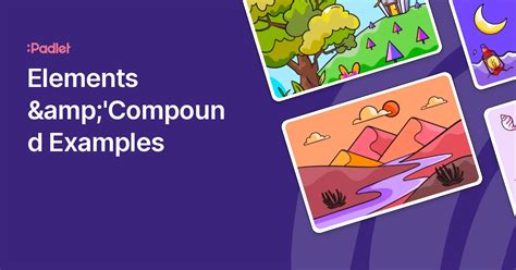 Elements And Compound Examples