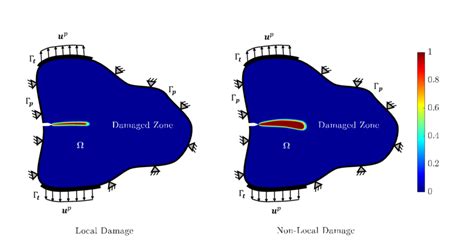 Schematic Representation Of A 2d Domain With Local Left And Non Local Download Scientific