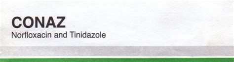Conaz Tablets Norfloxacin Tinidazole Combination