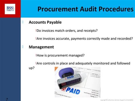 Business Procurement Audit Ppt