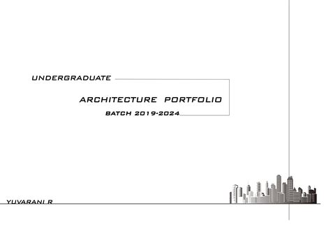 Architecture Portfolio 2024 Yuvarani R By Yuvarani Raju Issuu