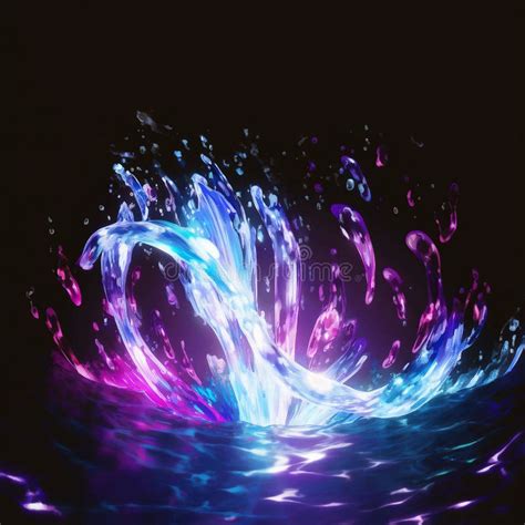 Colorful Water Splashes Stock Illustration Illustration Of Design 272316726