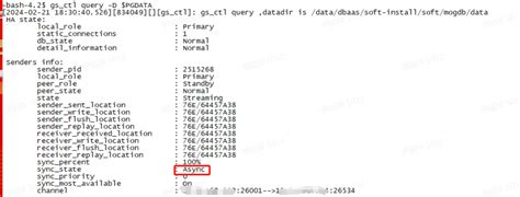 mogdb主从同步 异步相互转换 墨天轮