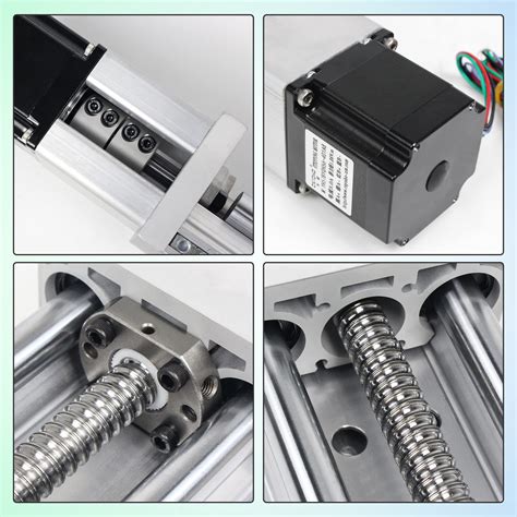 Zbx100 100mm Stroke Cnc Linear Stage Motion Actuator Double Optical Axis X Y Z