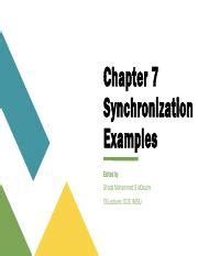 Synchronization Examples Bounded Buffer Readers Writers And Course Hero