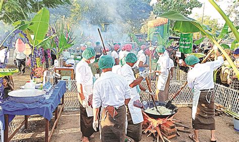 ၇၈ နှစ်မြောက် ပြည်ထောင်စုနေ့ အထိမ်းအမှတ် မြန်မာ့ရိုးရာ ထမနဲထိုးပြိုင်ပွဲ စည်ကားသိုက်မြိုက်စွာ