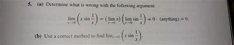 solved determine what is wrong with the following argument