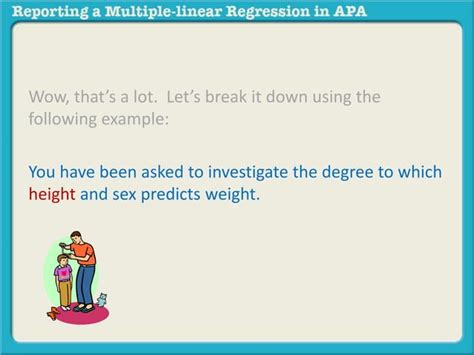 Reporting A Multiple Linear Regression In Apa Pptx
