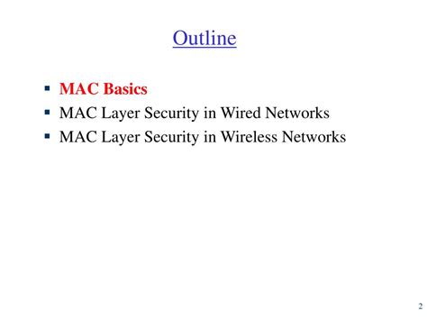 Ppt Mac Layer Security Powerpoint Presentation Free Download Id