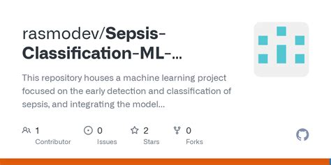 GitHub Rasmodev Sepsis Classification ML Project With FastAPI Deployment This Repository