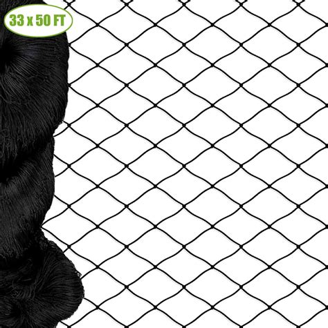 33 X 50 Ft Garden Netting With 2 In Square Mesh Reusable Bird Netting For Chicken Wire Coop