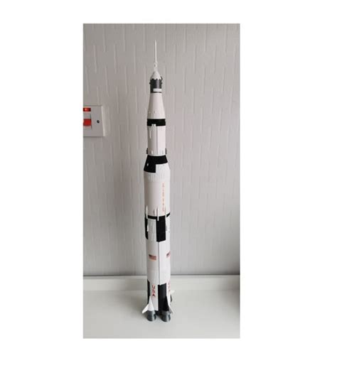 Apollo 11 Saturn V Scale 1100 92cm 3ft Tall Display Model Etsy