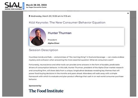 Neuroscience Foodandbeverage Consumerinsights Consumerbehavior Neuromarketing Hunter Thurman