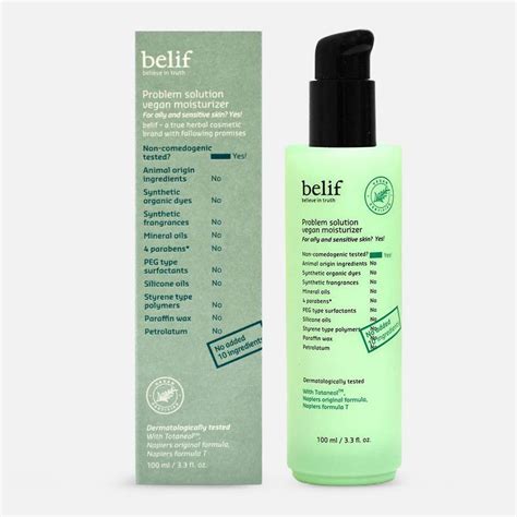 Buy Belif Problem Solution Vegan Moisturizer In Kuwait Klinq