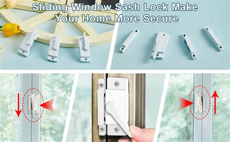 Sliding Window Sash Locks White Zuonai 8 Pack Cam Sash Locks For Double