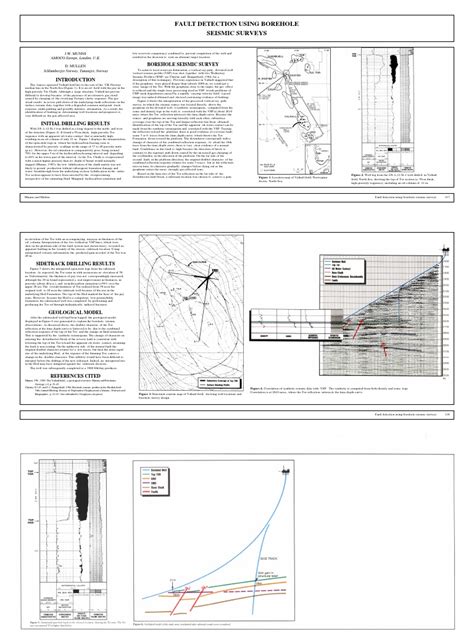 20 Fault Detection Using Borehole Seismic Surveys Pdf Reflection