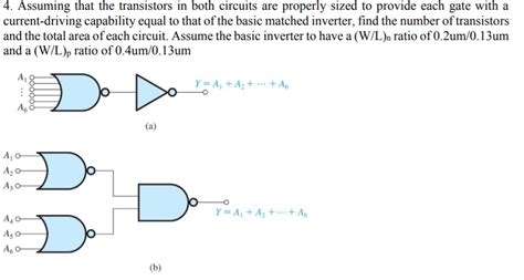 solved 4 assuming that the transistors in both circuits are