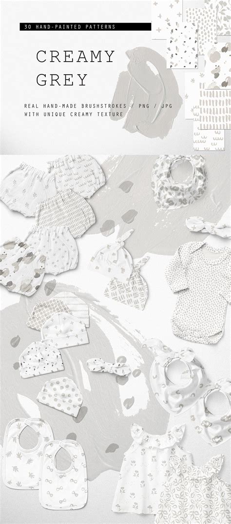 Creamy Grey 30 Patterns Collection