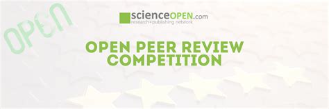 Up For A Challenge Join ScienceOpens Open Peer Review Competition ScienceOpen Blog