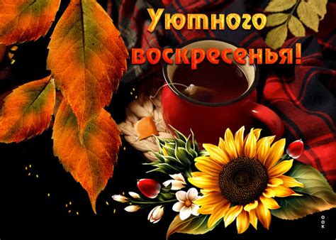 Очаровательная открытка Уютного воскресенья Скачать бесплатно на