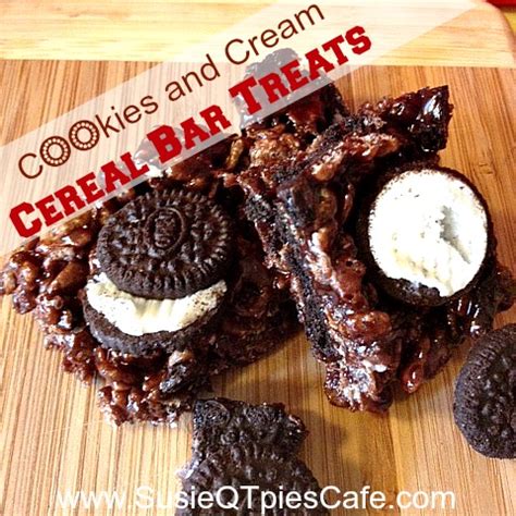Susieqtpies Cafe Easy Cookies And Cream Cereal Bar Treats Sponsored