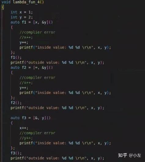 C中的lambda表达式 知乎