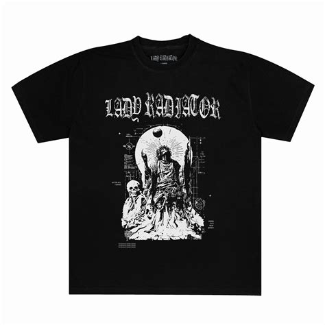 Lady Radiator Tee Black Lady Radiator