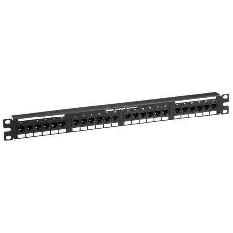 Panduit Dp24688tgy Cat 6 Patch Panel 24 Ports Black Techinn